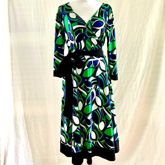 Tailor B. Moss | Dresses | B Moss Wrap Dress Med | Poshmark